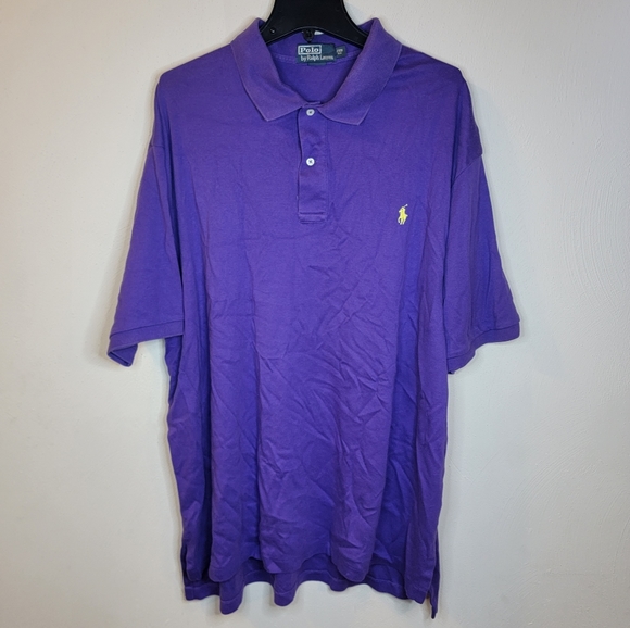 Polo Ralph Lauren | Shirts | Polo Ralph Lauren Mens Solid Purple 2xb ...